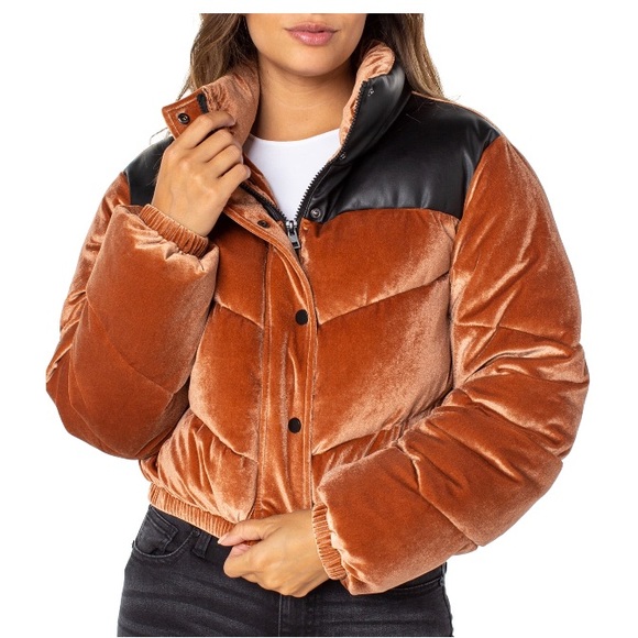 Celebrity Pink | Jackets & Coats | Celebrity Pink Velvet Puffer | Poshmark